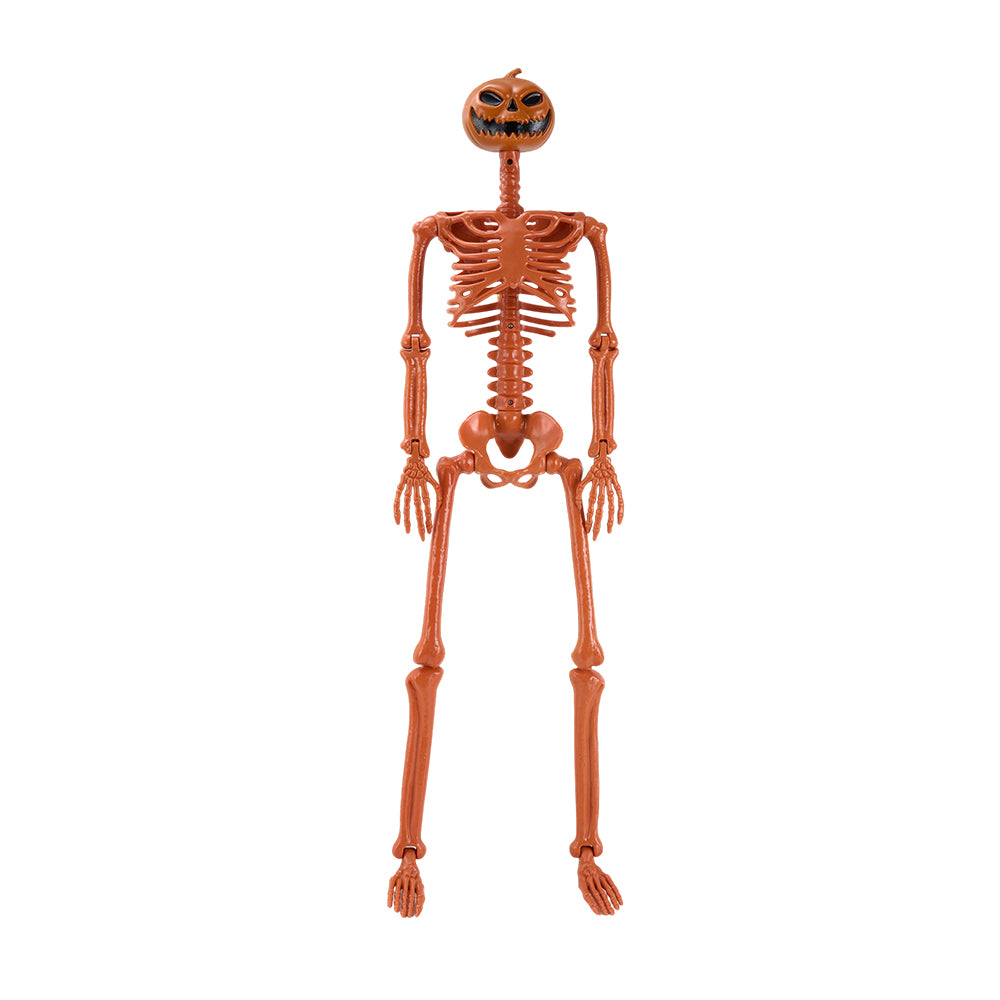 Foldable Pumpkin Head Skeleton