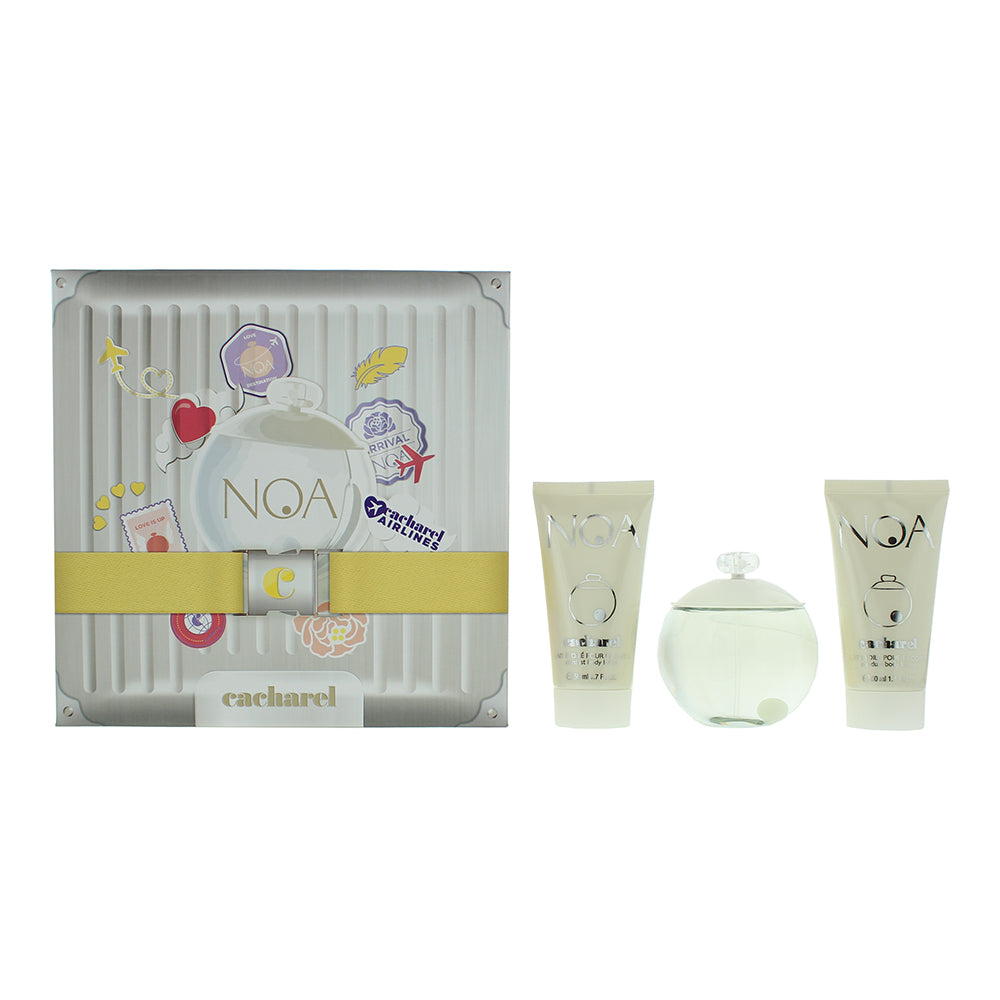 Cacharel Noa 3 Piece Gift Set: Eau de Toilette 100ml - Body Lotion 2 x