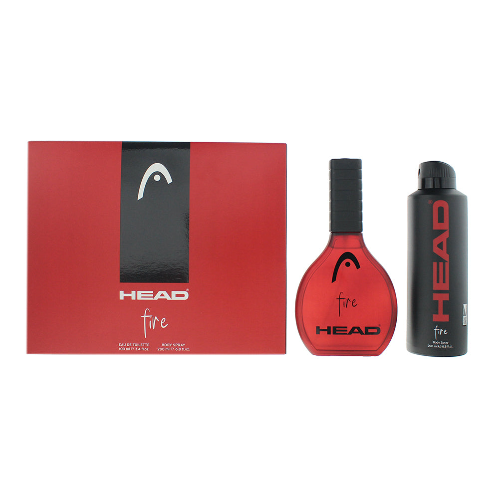 Head Fire 2 Piece Gift Set: Eau de Toilette 100ml - Deodorant Spray 20