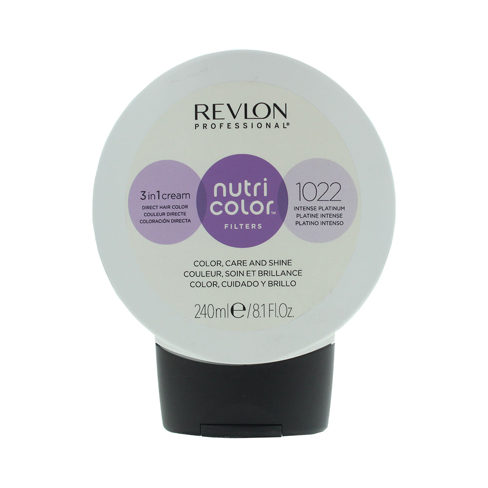 Revlon Nutri Color Filters 3 In 1 Cream 1022 Intense Platinum Hair Col