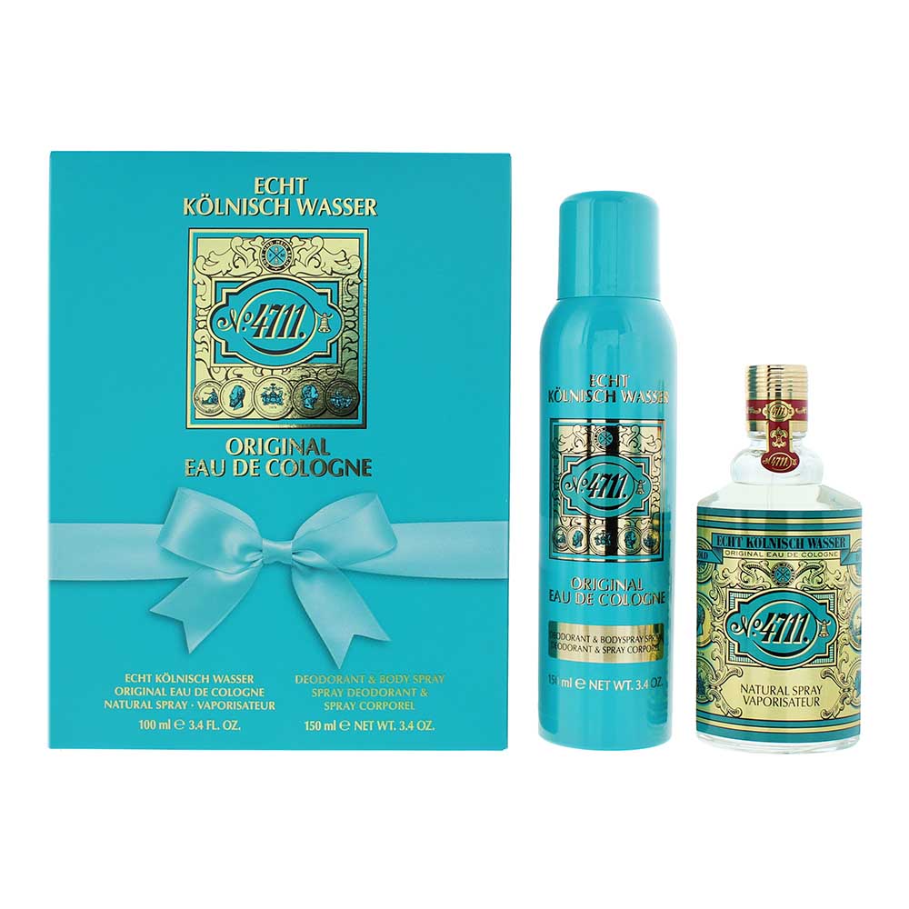 4711 Original 2 Piece Gift Set: Eau De Cologne 100ml - Deodorant Spray