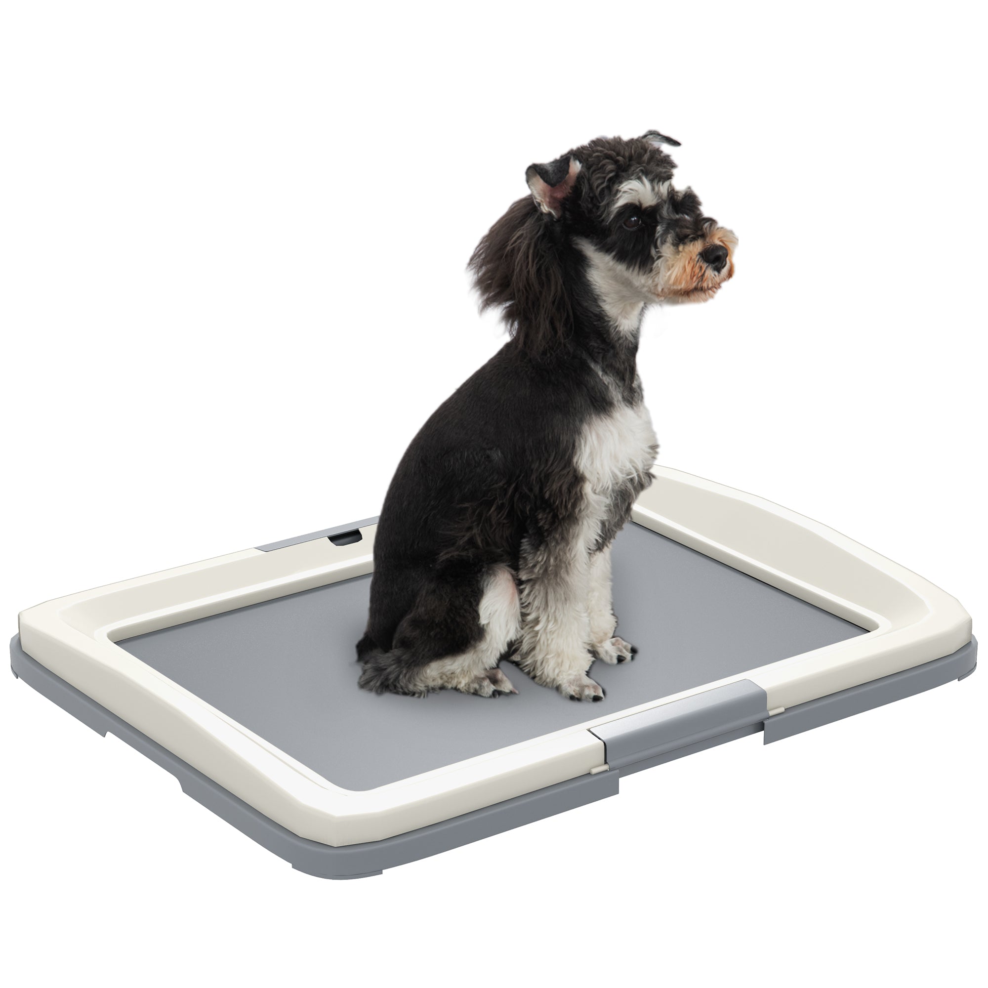 PawHut Dog Toilet Tray, Dog Litter Tray for Training Dogs, 63 x 49 x 6