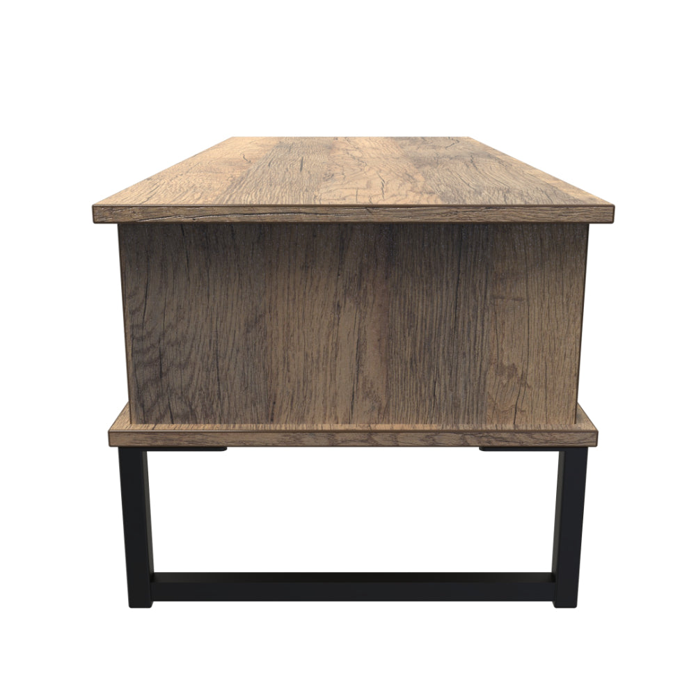 Havana Ready Assembled Coffee Table with 1 Drawer - Vintage Oak