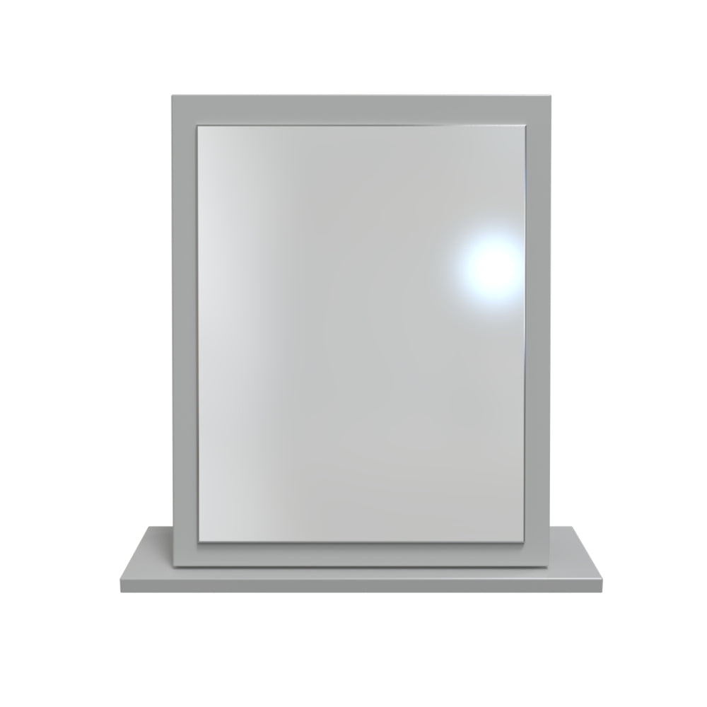 Kingston Dressing Table Mirror - Dust Grey & Bardolino Oak
