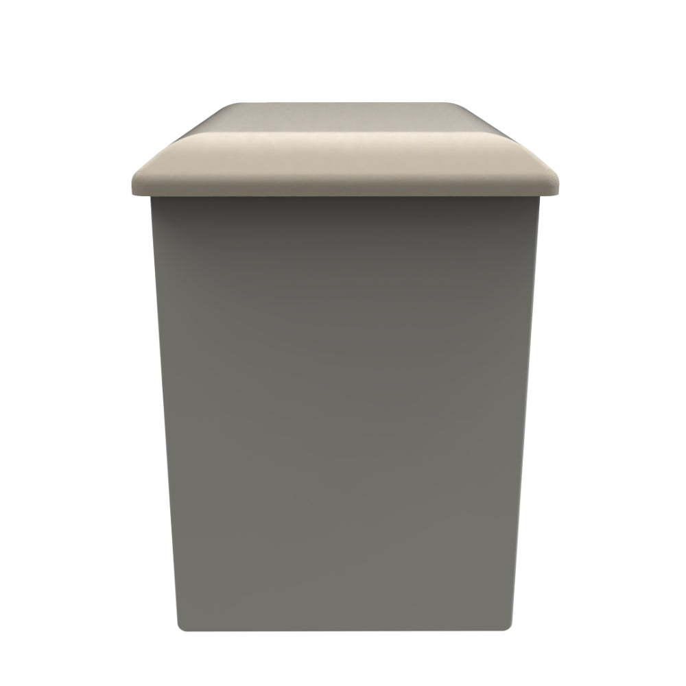 Kingston Ready Assembled Dressing Table Stool - Dust Grey & Bardolino