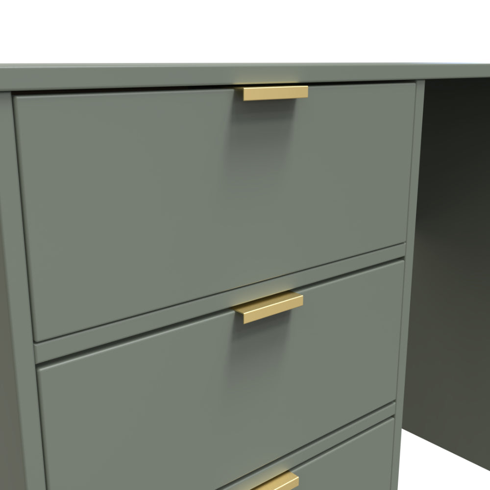 Harare Ready Assembled Dressing Table with 4 Drawers - Reed Green