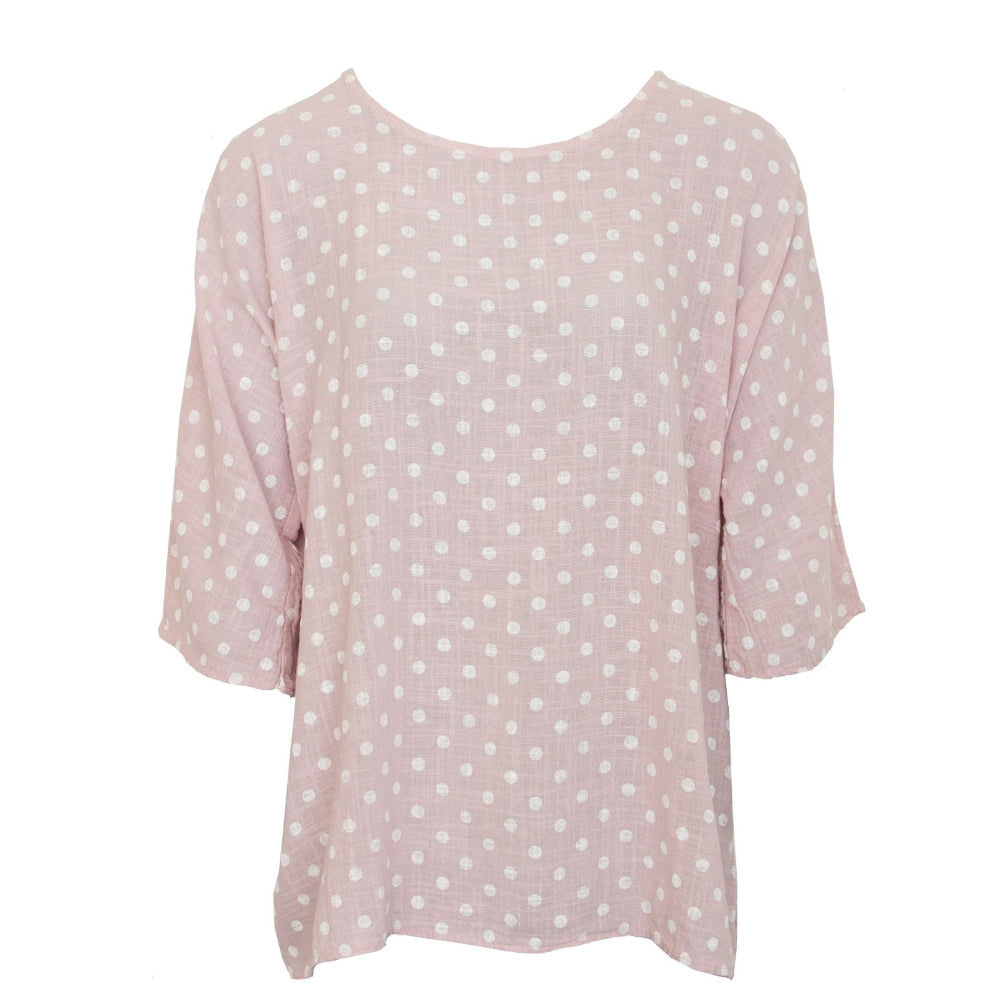 Spotty Top - Pink - One Size