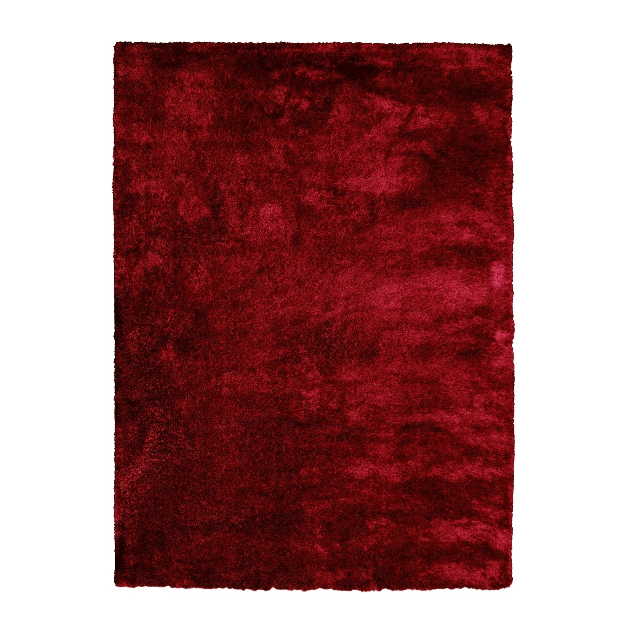 Lewis's Home Shimmer Rugs - Cherry Red