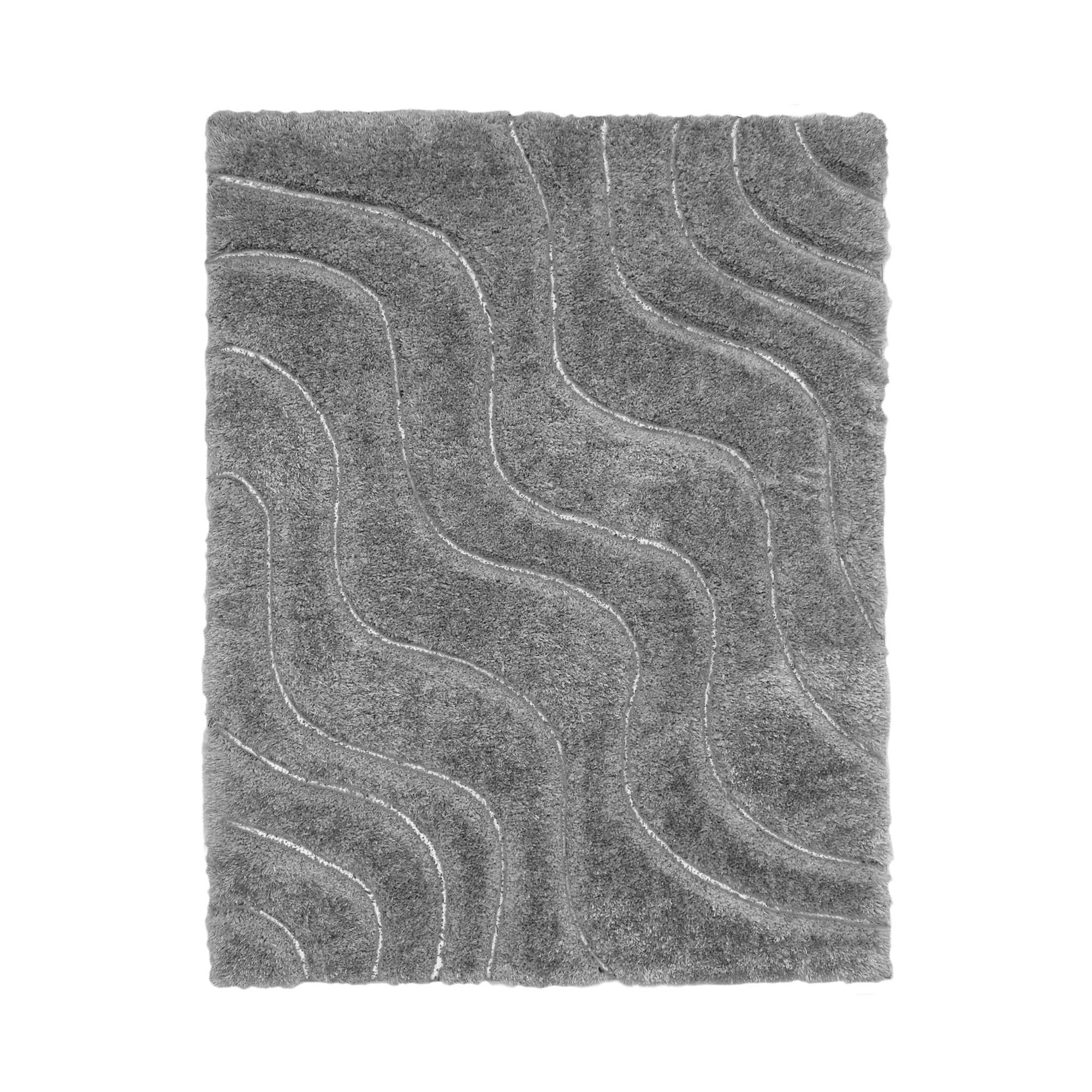 Lewis's Home Fresno Wave Rugs - Grey