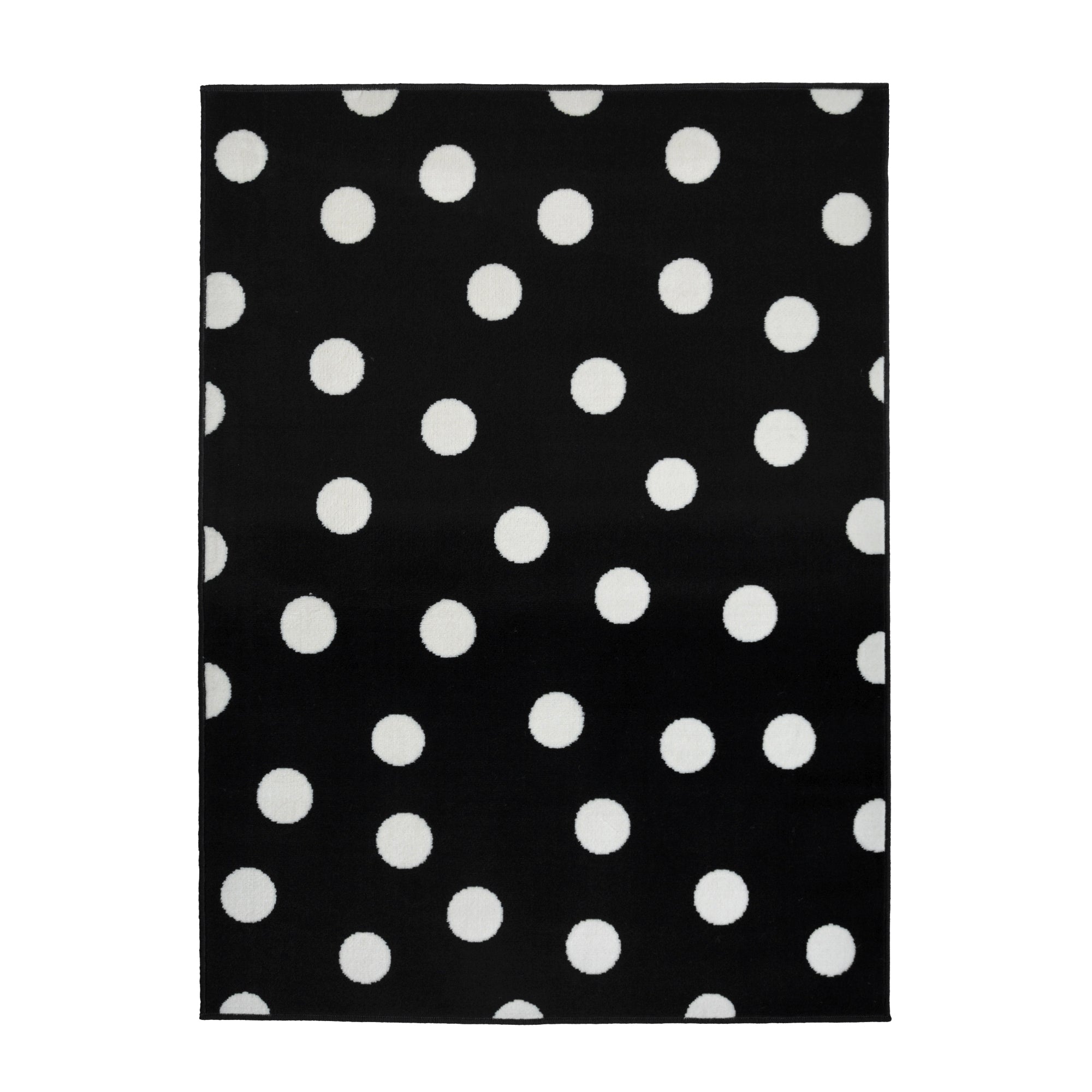 Lewis's Home Maestro Dotty Rugs - Black