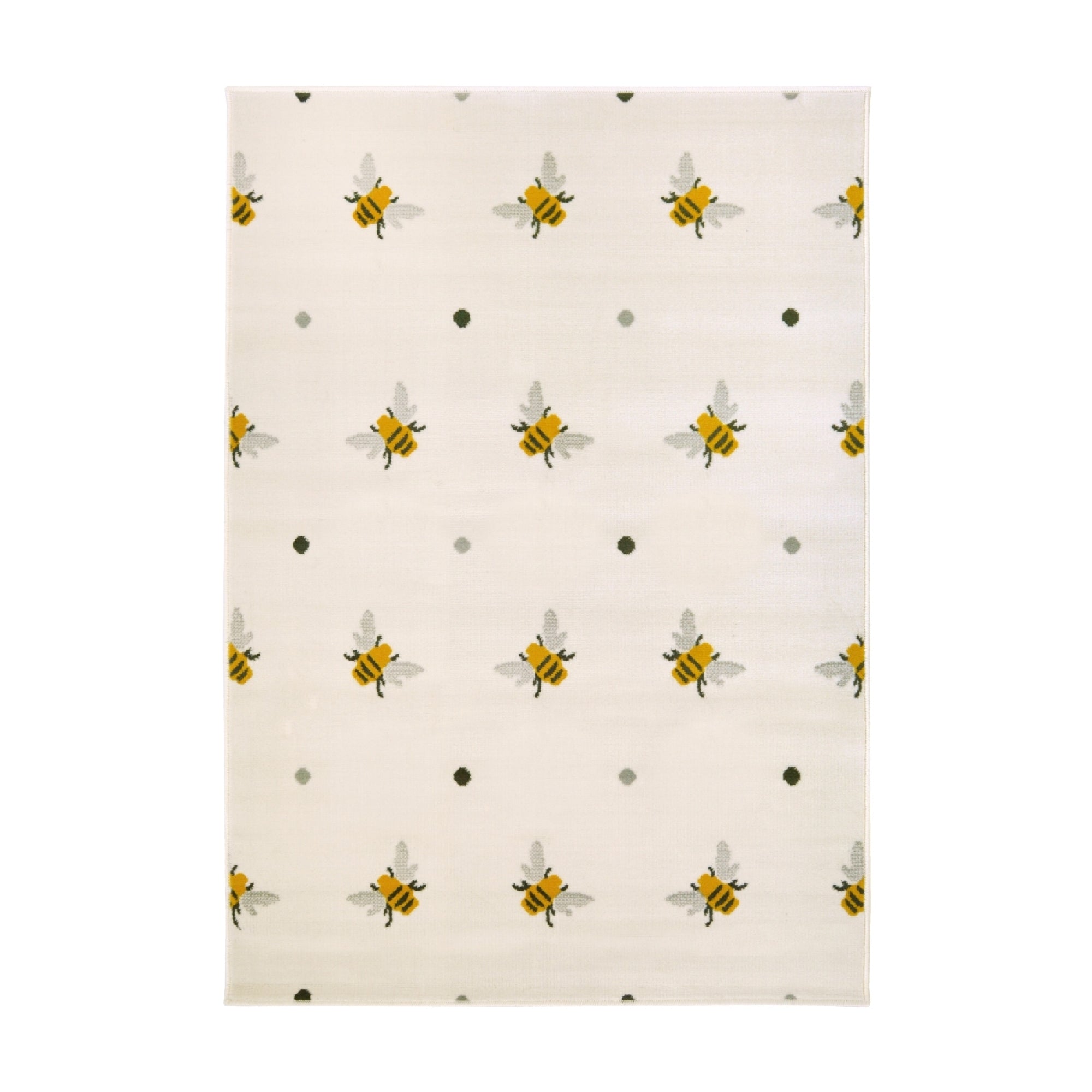 Lewis's Home Maestro Busy Bee Rugs - Cream