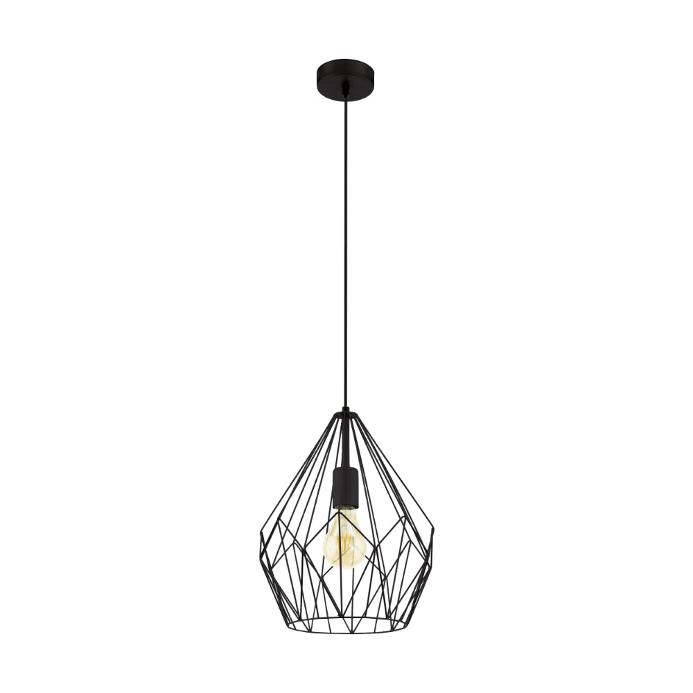 EGLO Carlton Pendant Light - Black