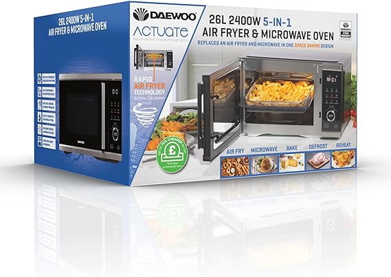 Daewoo 26l 2400w 5in1 Microwave Airfryer