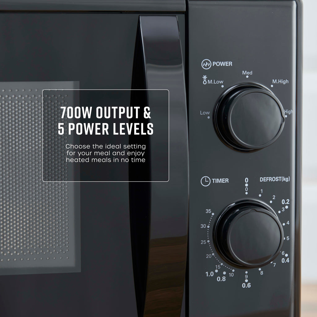 Swan 20L 700W Manual Microwave