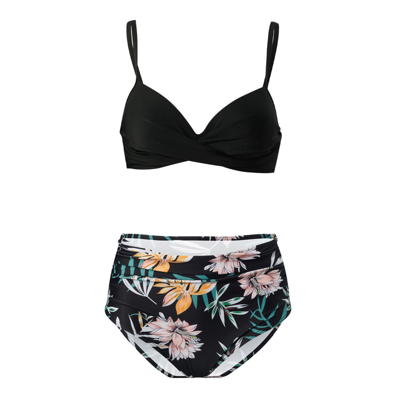 High-waisted Two-Piece Swimsuit Set
