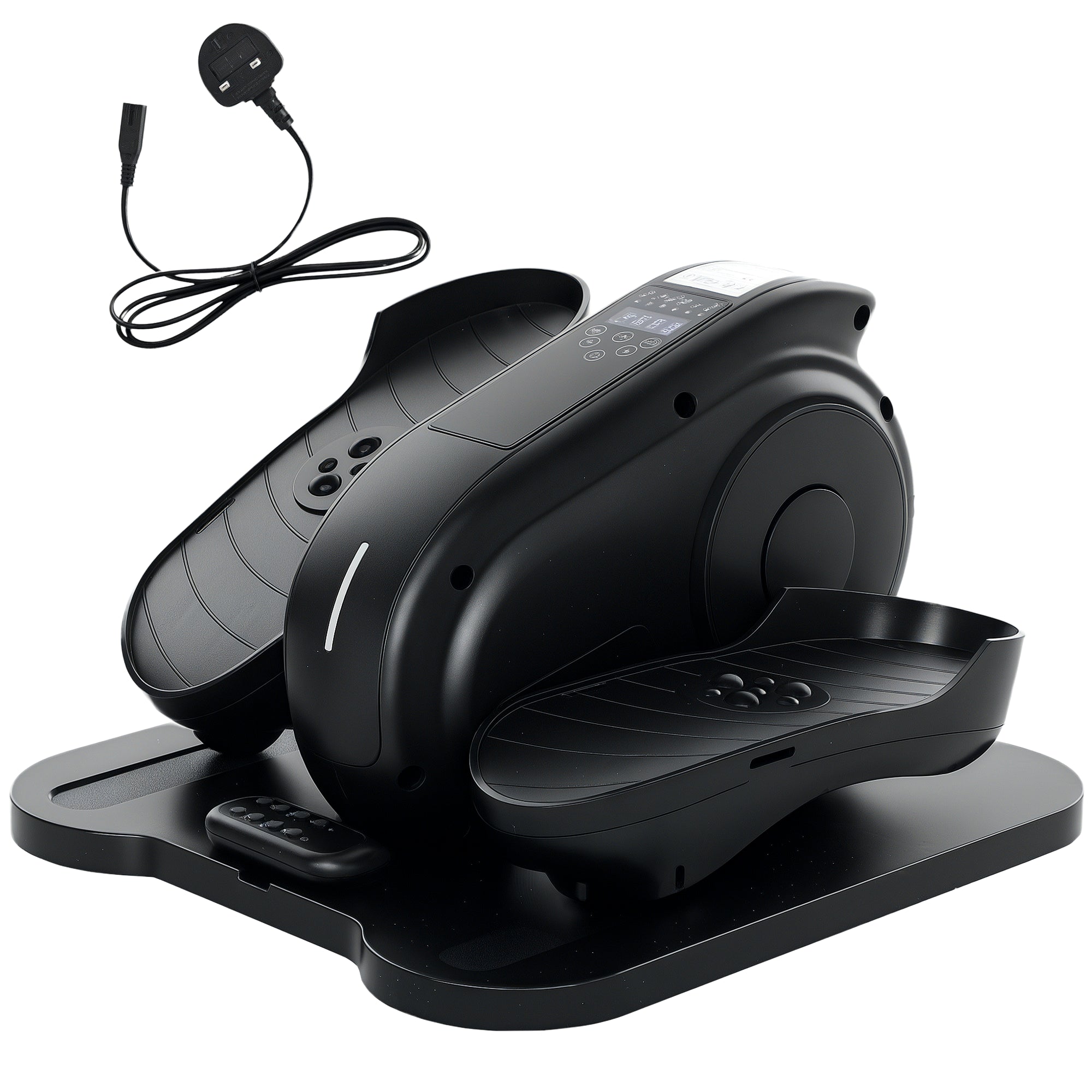 SPORTNOW Under Desk Elliptical Machine Pedal Exerciser w/ 10 Speeds