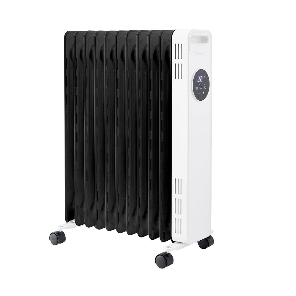 Black+Decker Digital Oil Filled Radiator 2.3kw - White