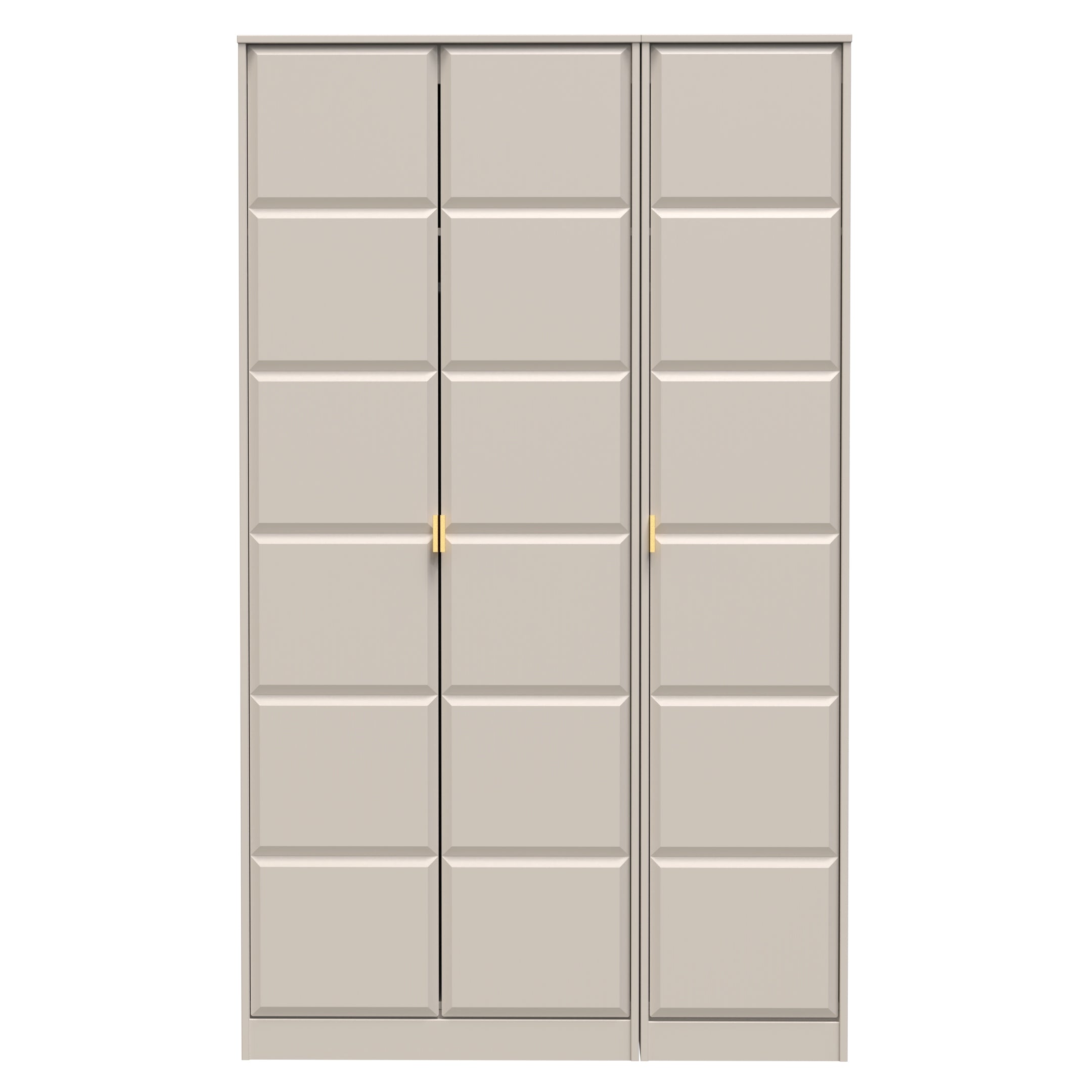 Hanover Ready Assembled 3 Door Wardrobe in Kashmir Matt