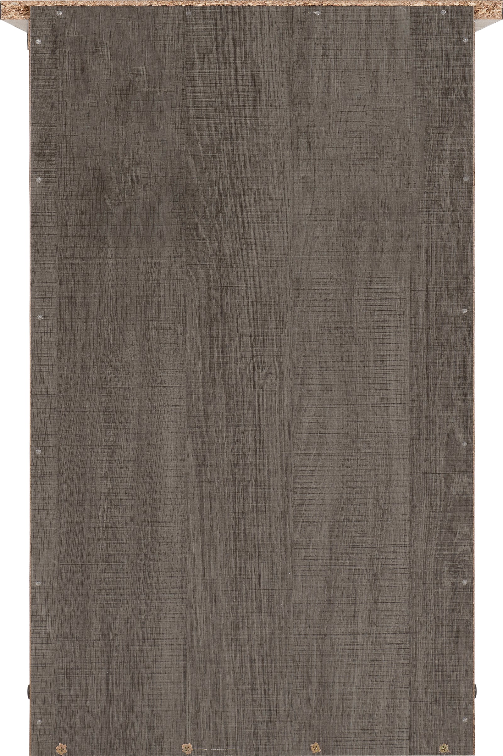 LISBON 3 DRAWER BEDSIDE - BLACK WOOD GRAIN