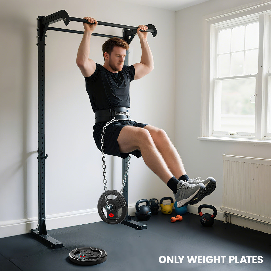 SPORTNOW 2 x Olympic Weight Plates, Weight Plate Discs with Tri-Grips