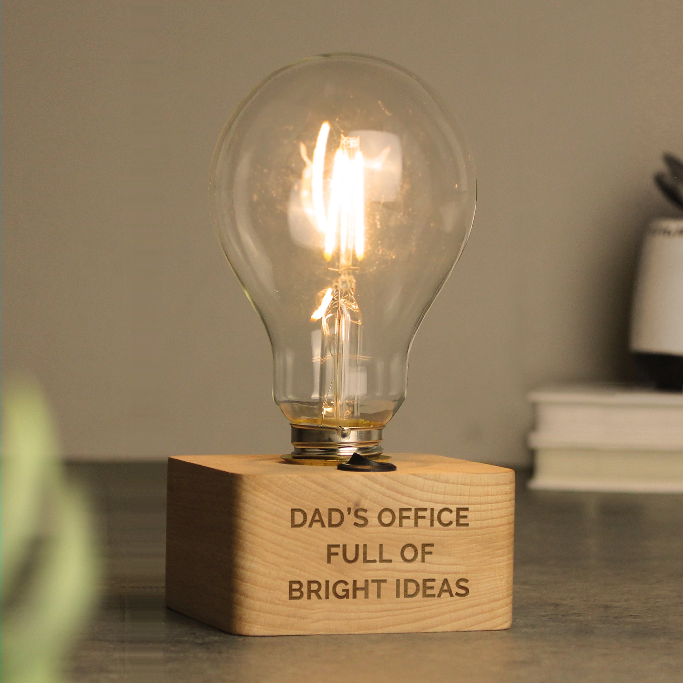 Personalised LED Bulb Small Lamp