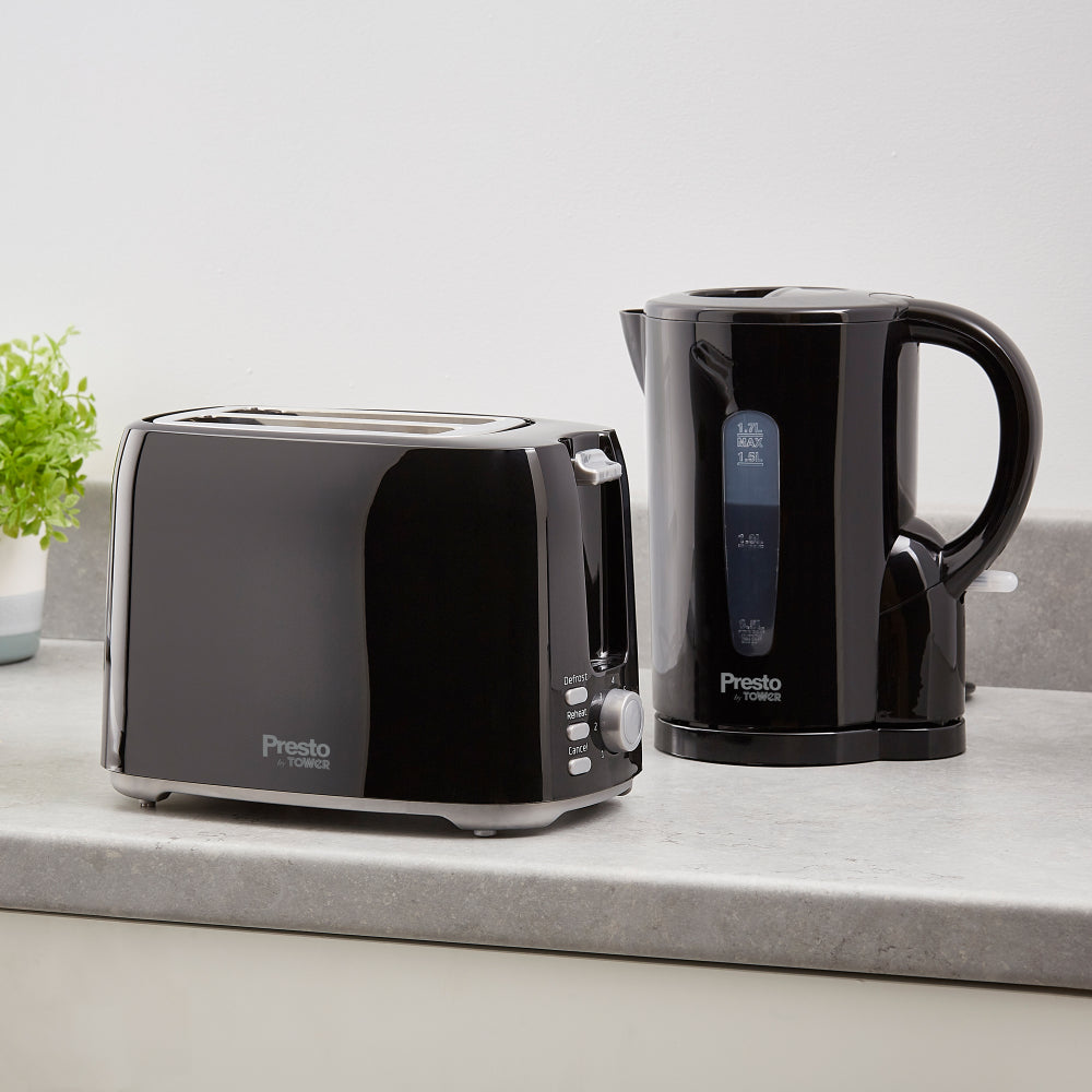 Tower Presto 2 Slice Toaster - Black