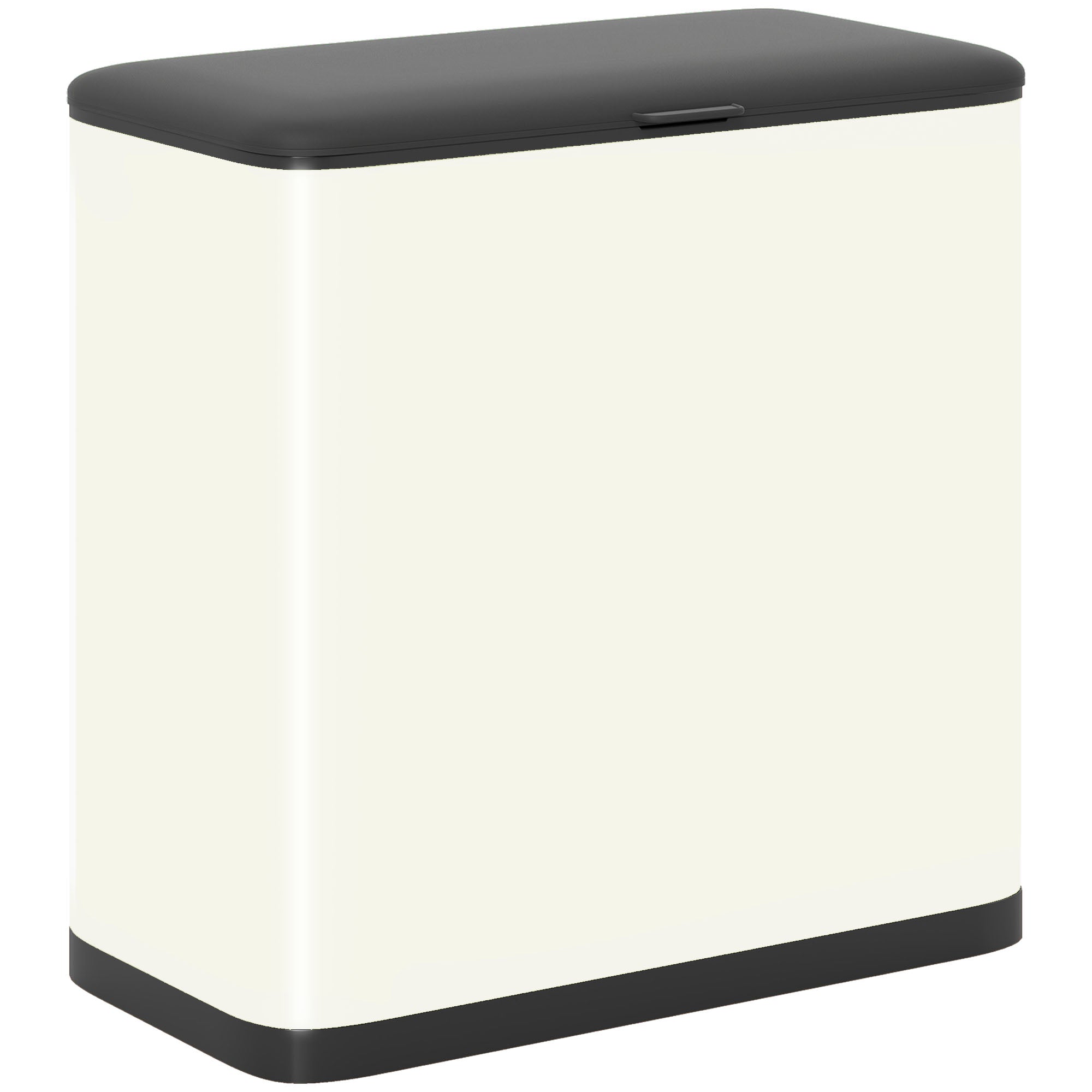 8L Hanging Kitchen Bin, Rubbish Bin W/ Stay-Open Lid For Under Sink