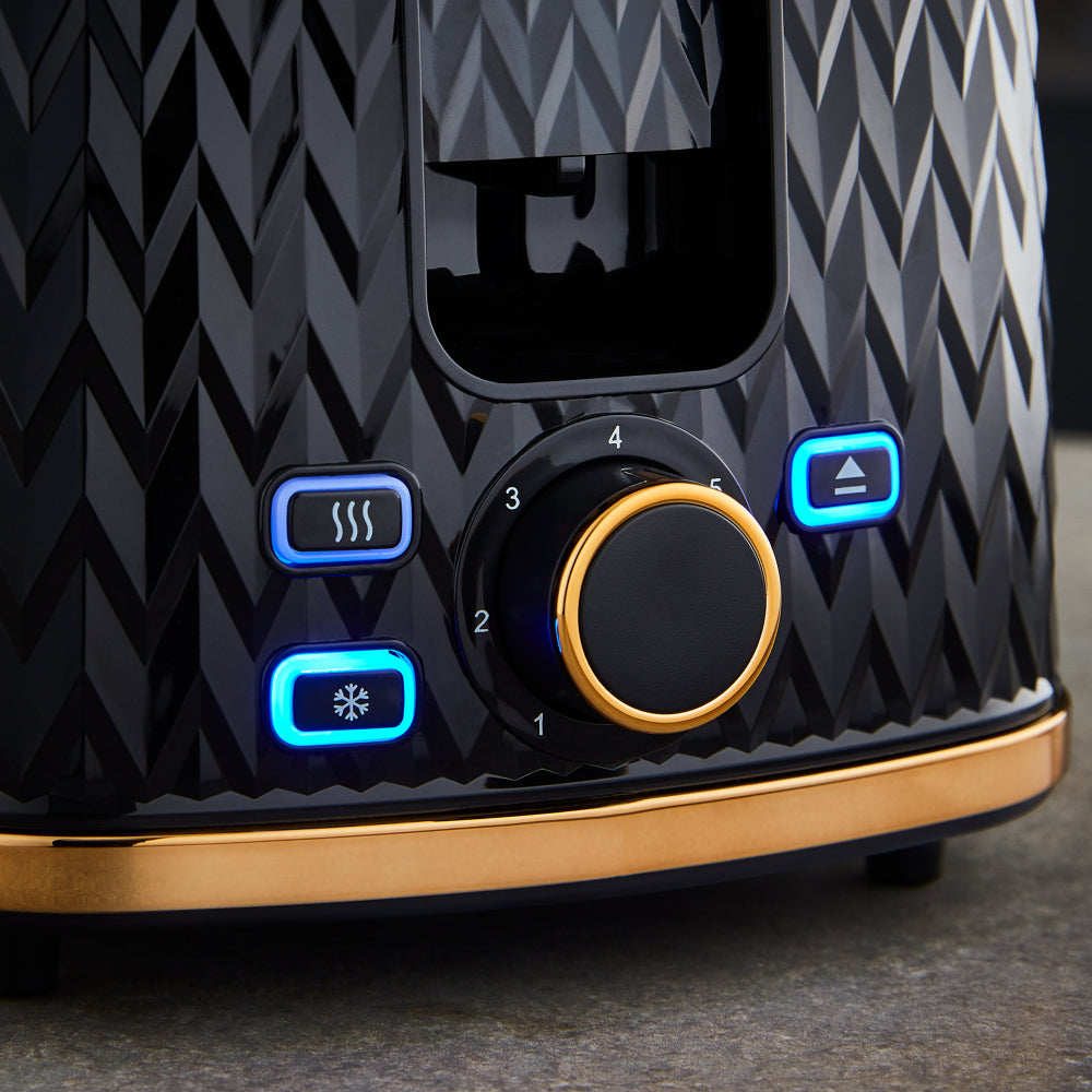 Tower Empire 2 Slice Toaster - Black