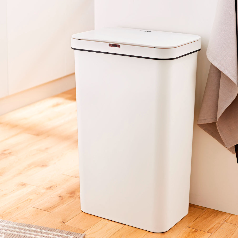 Tower Rectangular Sensor Bin 50L - White