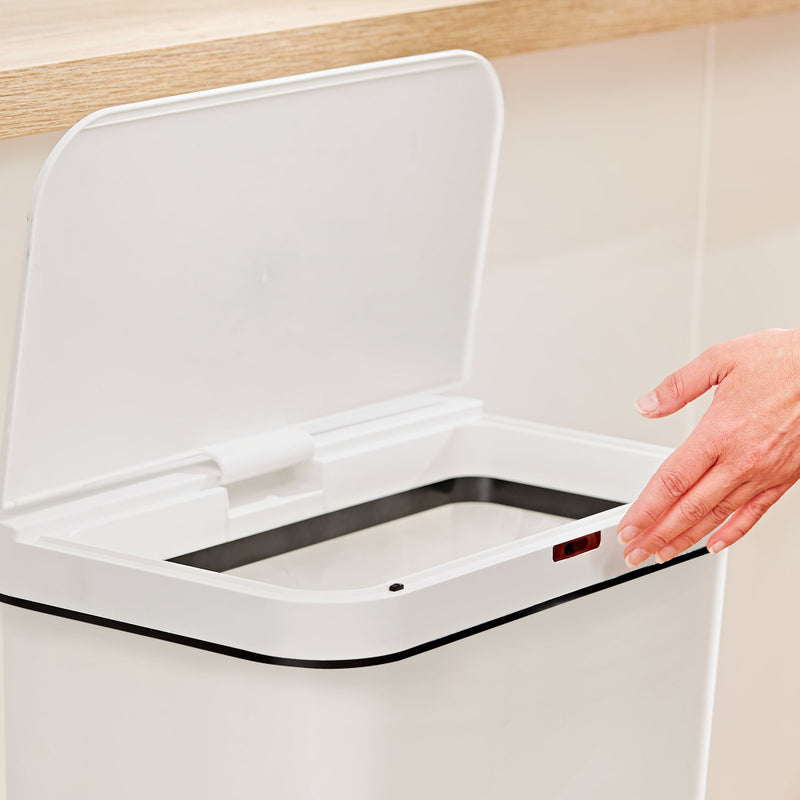 Tower Rectangular Sensor Bin 50L - White