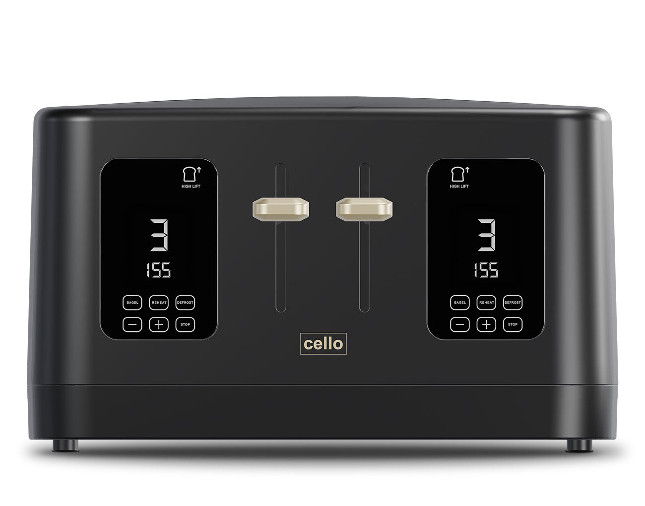 Cello Digital 4 Slice Toaster With Bagel Function