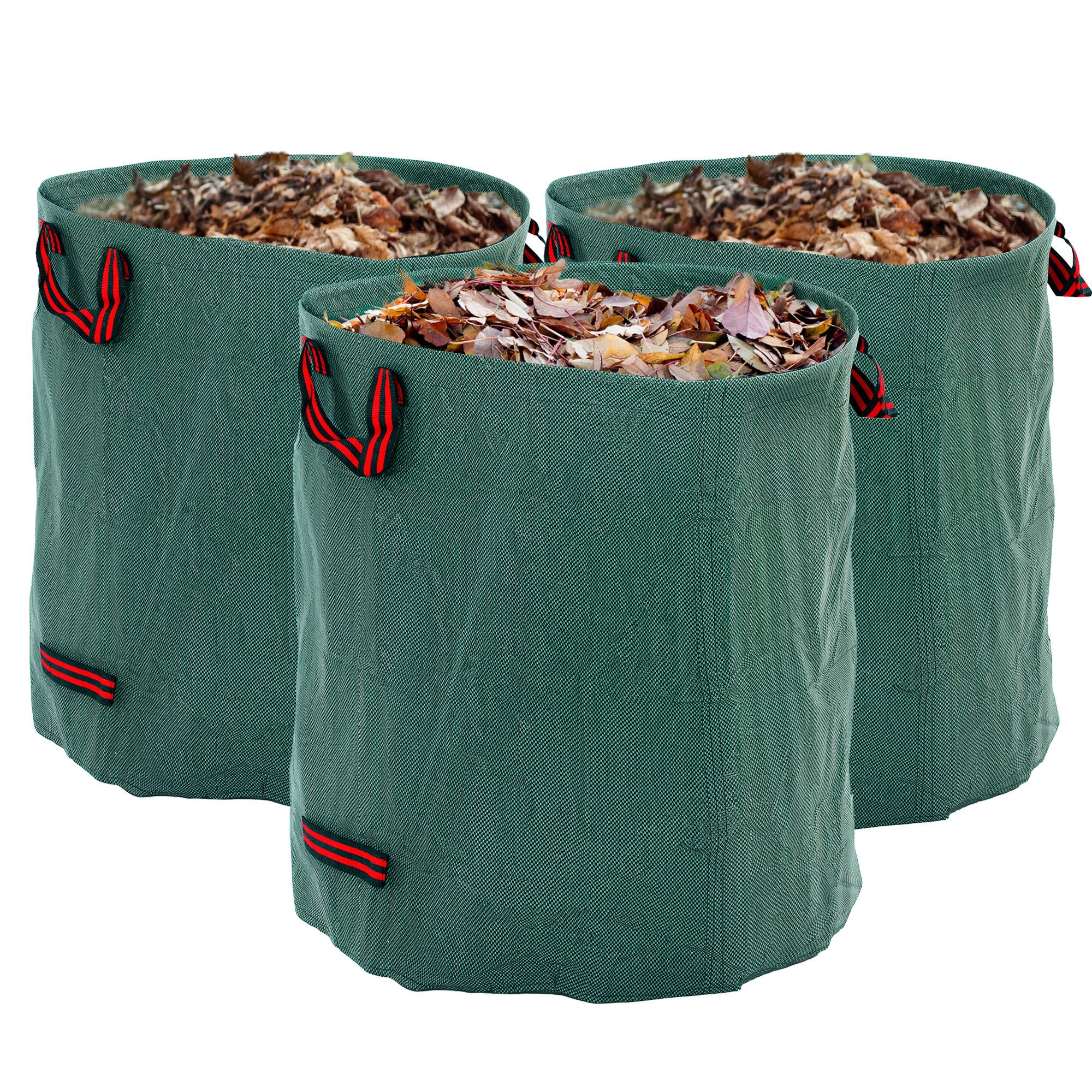 Outsunny Garden Waste Bags, 300L X 3 Heavy Duty Garden Sacks