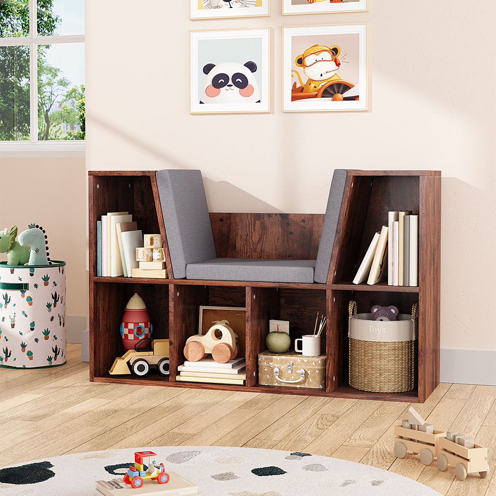 Livingandhome Cozy Kids Book Storage Unit