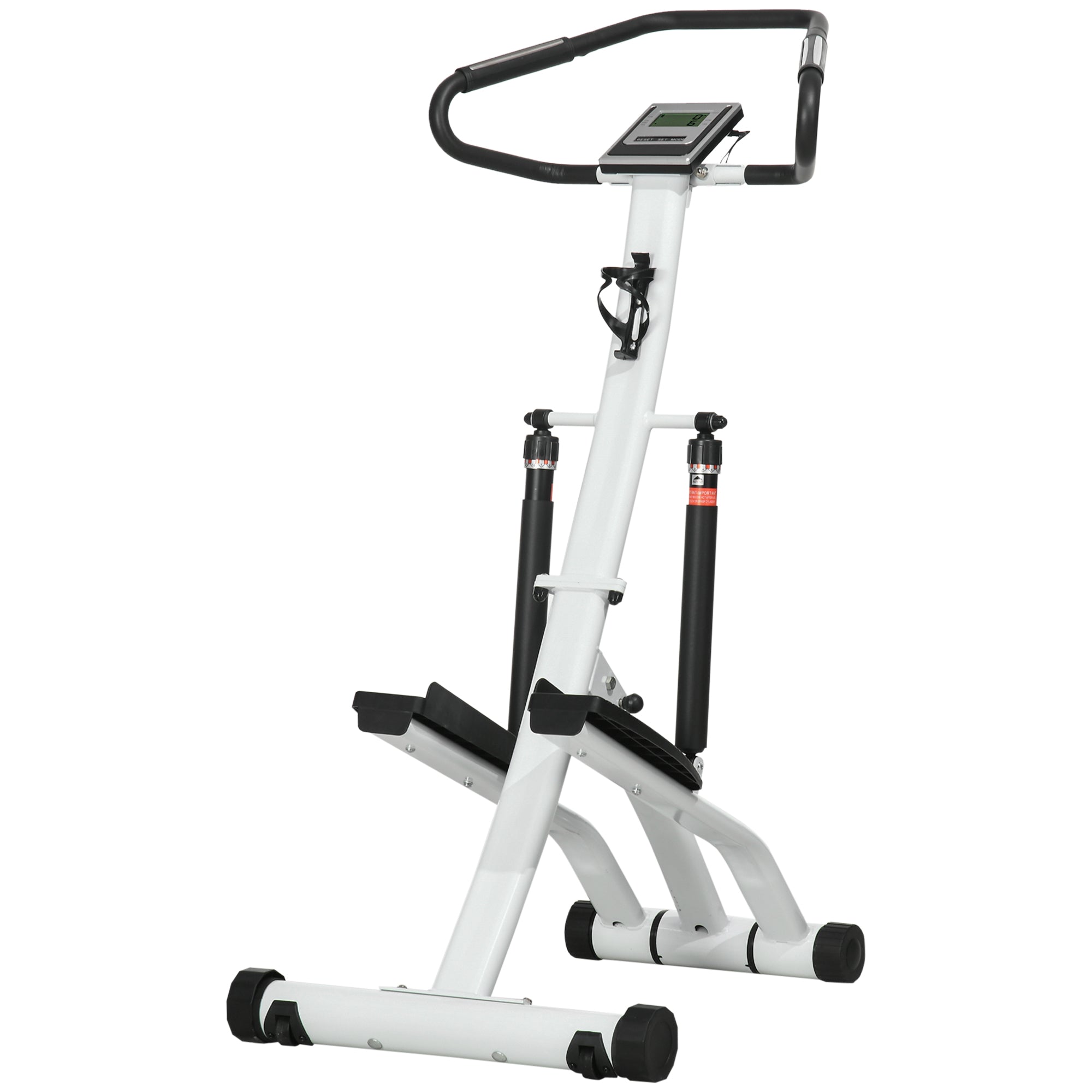 SPORTNOW Stepper Machine with 12-Level Hydraulic Resistance, LCD Monit
