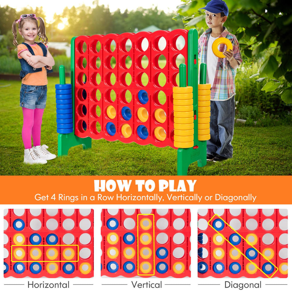 Jumbo 4-to-Score Giant Game Set With Quick-Release Lever