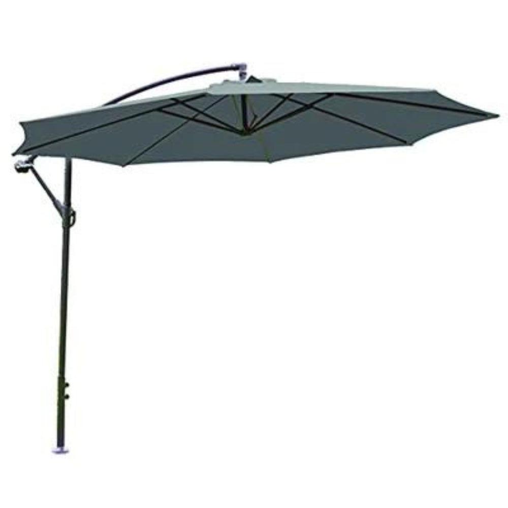 Silver & Stone Parasol Large Hanging Parasol 3m - Grey