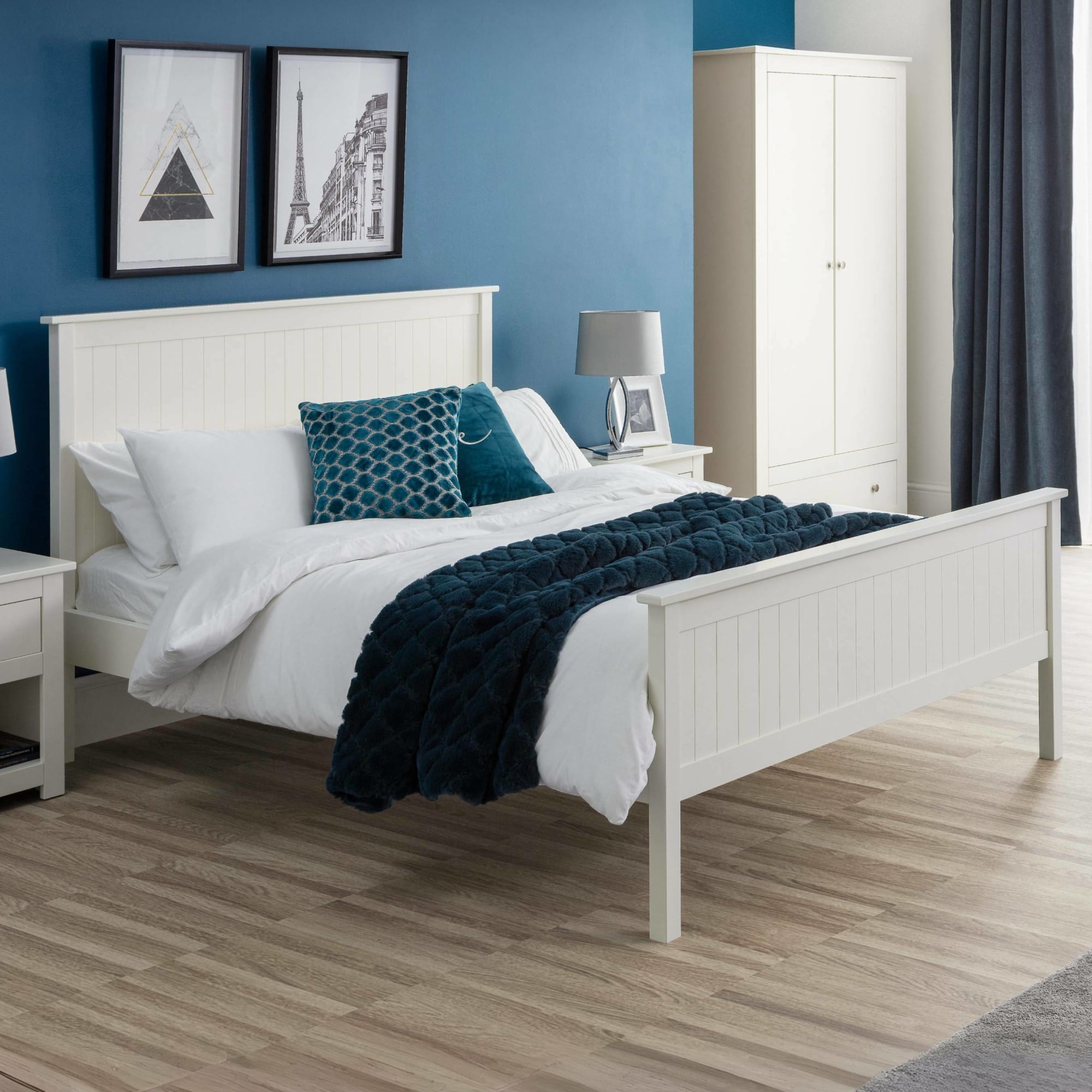 HARBOR BED - SURF WHITE