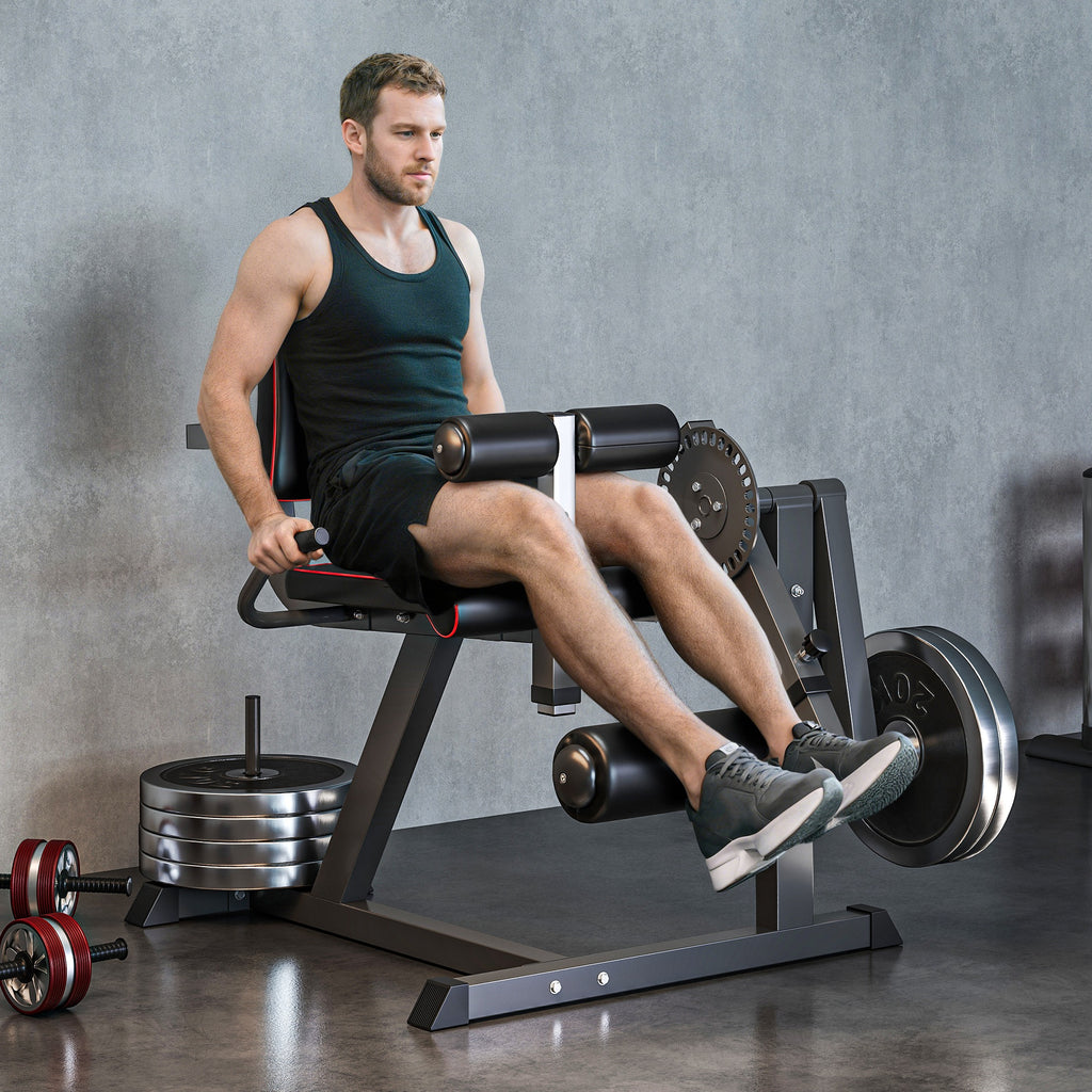 SPORTNOW Adjustable Calf Raise Machine For Leg Extension And Curl Mach sportnow-adjustable-calf-raise-machine-for-leg-extension-and-curl-mach