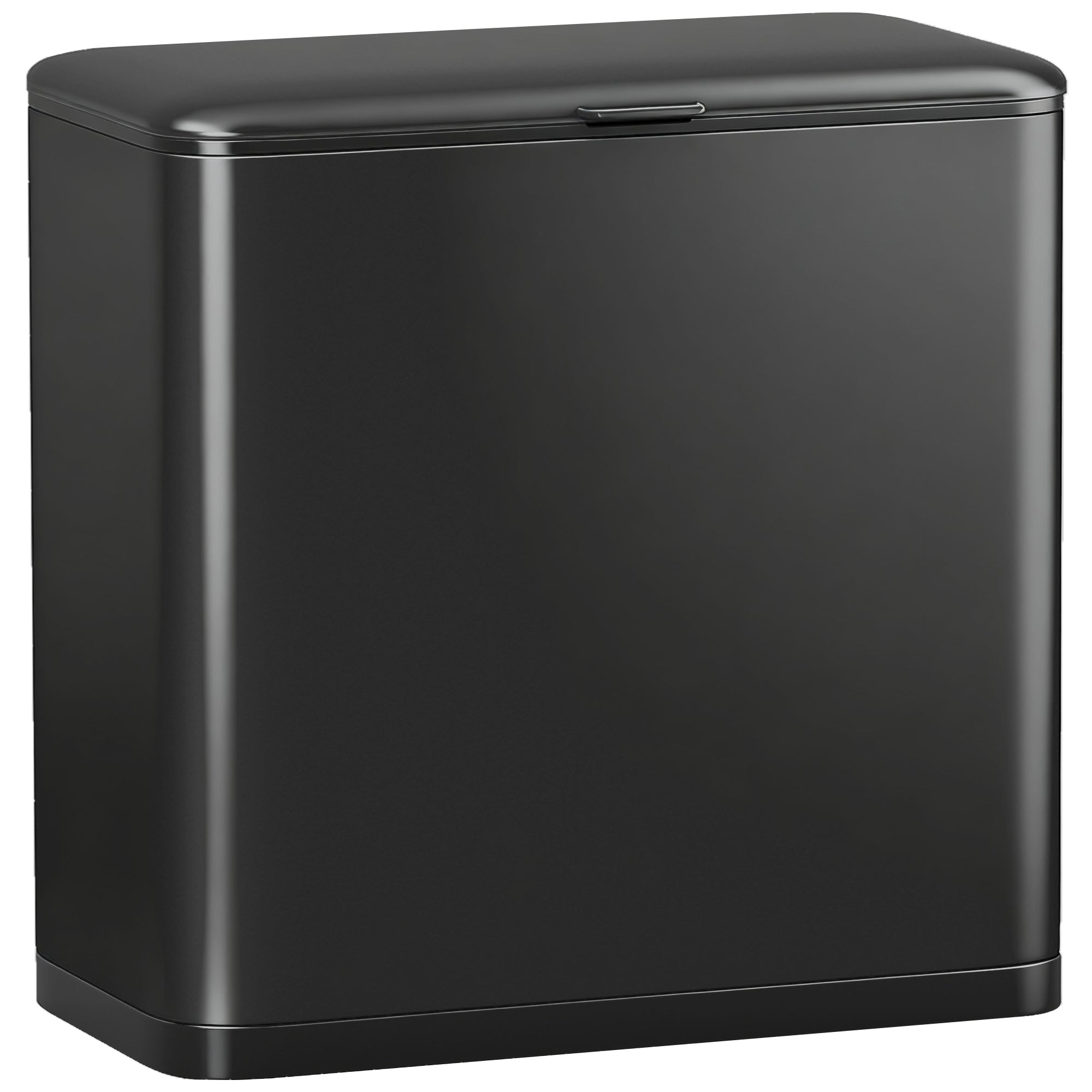 8L Hanging Kitchen Bin, Rubbish Bin W/ Stay-Open Lid For Under Sink