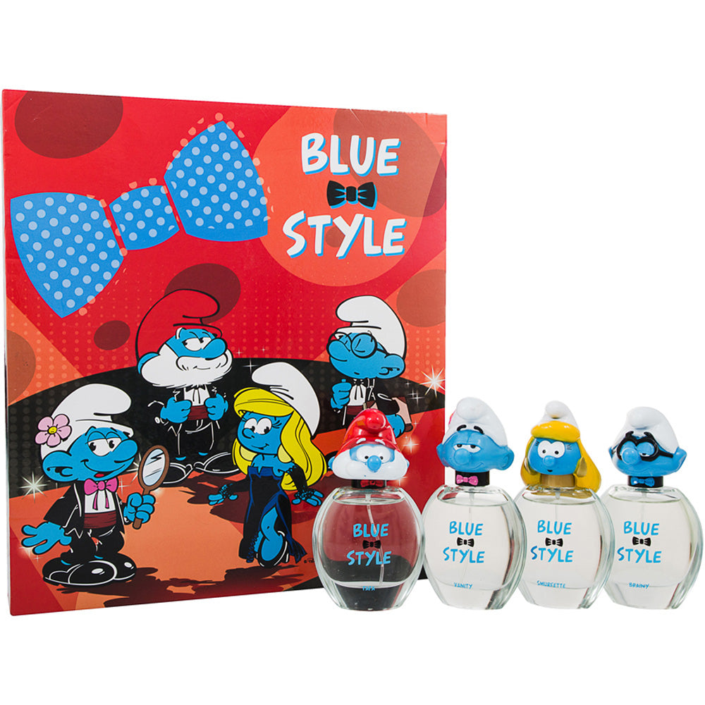 The Smurfs Blue Style Eau De Toilette 4 Piece Gift Set: Papa 50ml - Va