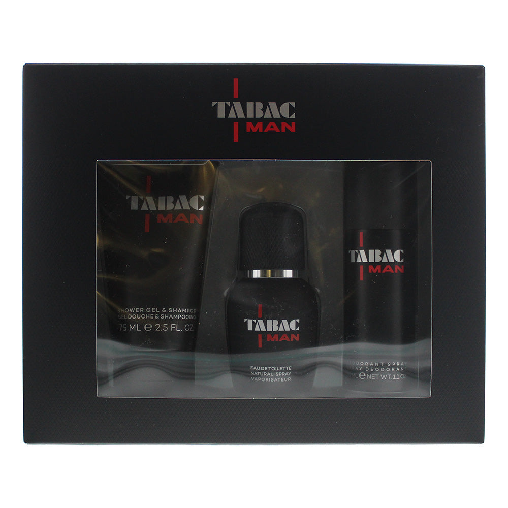 Tabac Man Eau De Toilette 3 Piece Gift Set: Eau De Toilette 30ml - Sho