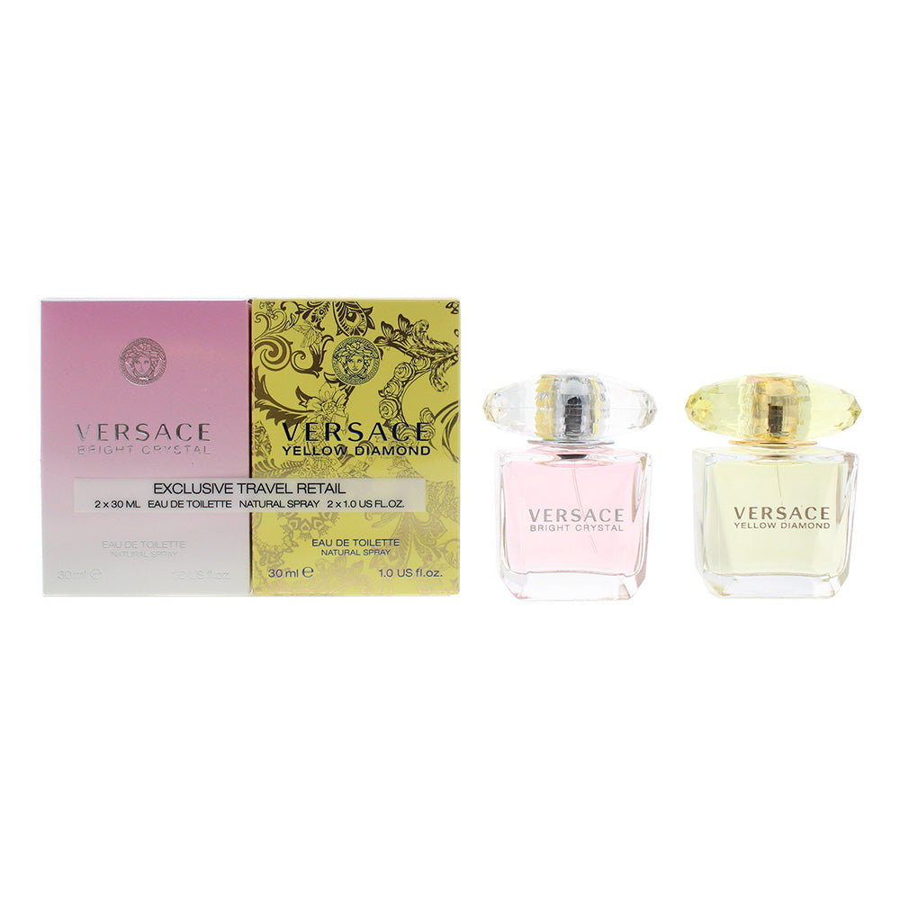 Versace 2 Piece Gift Set: Bright Crystal Eau De Toilette 30ml - Yellow