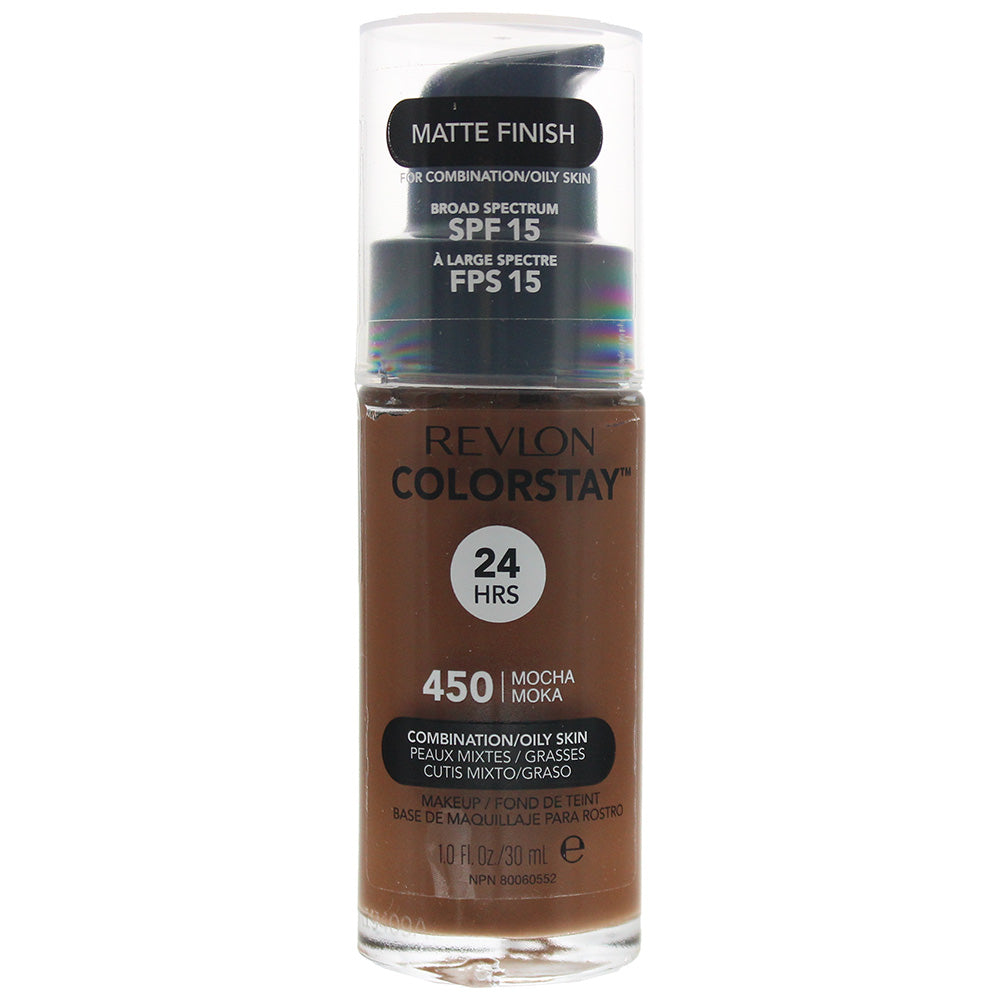 Revlon Colorstay Makeup Combination/Oily Skin Spf 15 450 Mocha Foundat