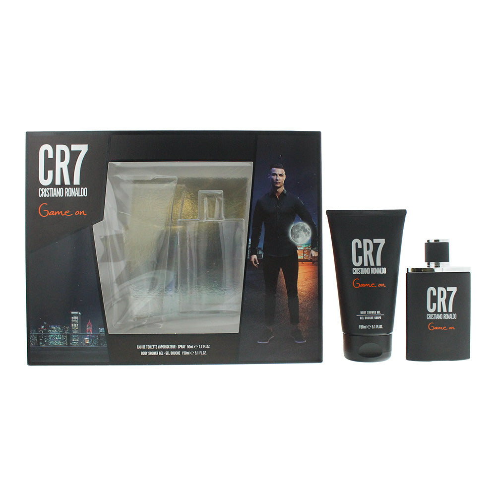 Cristiano Ronaldo Cr7 Game On 2 Pcs: Eau De Toilette 50ml+Shower Gel 1