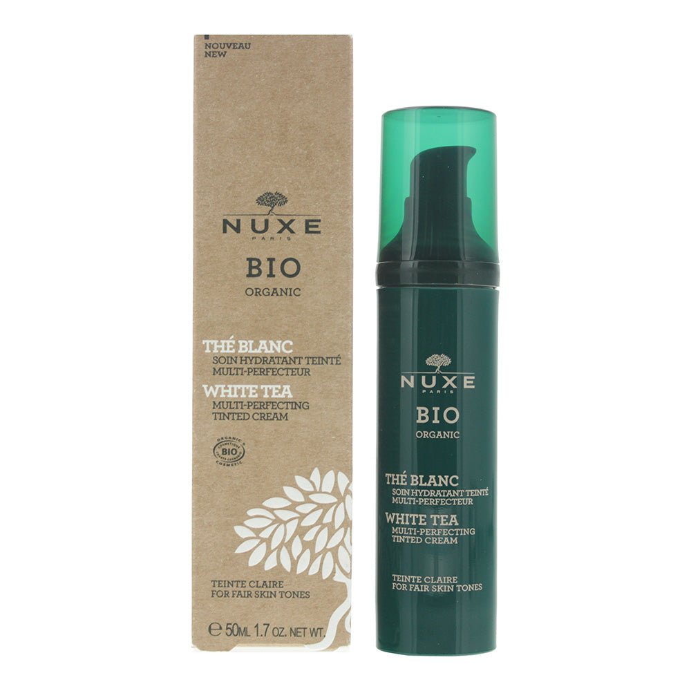 Nuxe Bio Organic White Tea Multi-Perfecting Fair Skin Tones Tinted Cre