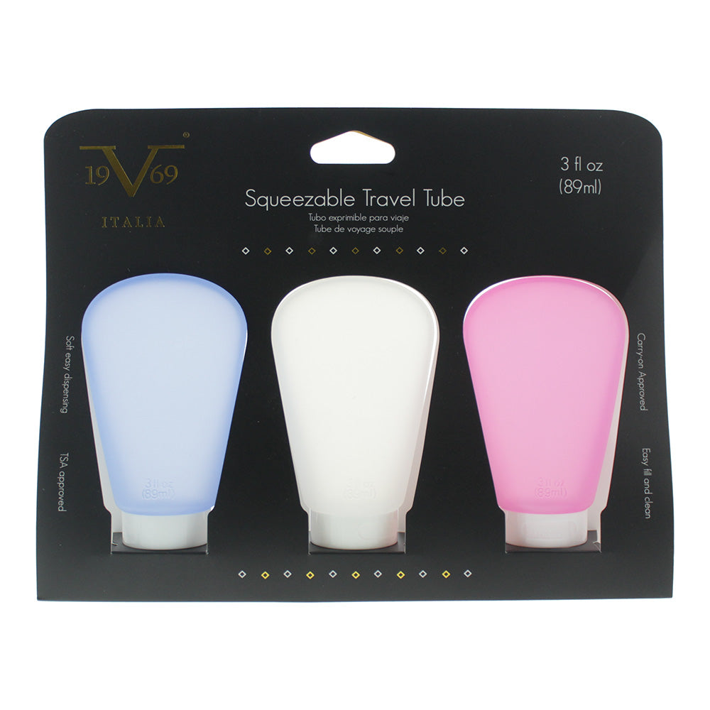 V 19.69 Squeezable Travel Tube Set 3pcs