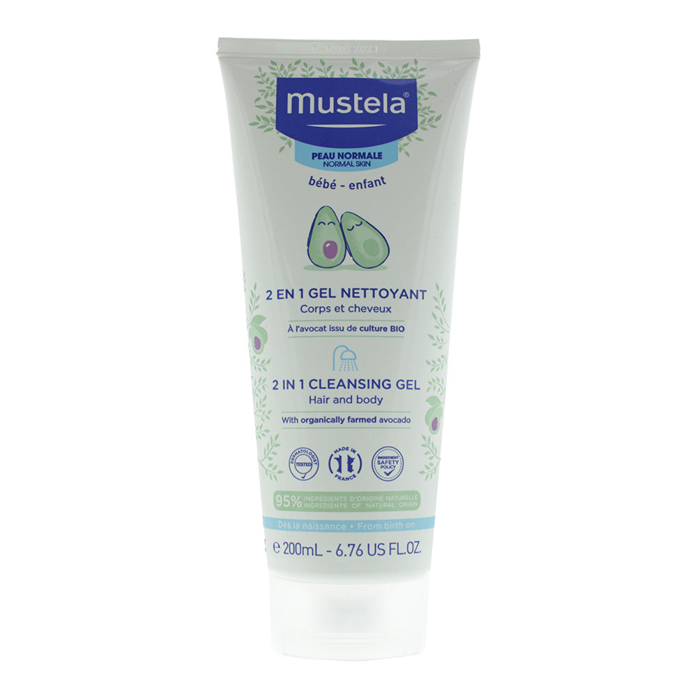 Mustela 2 In 1 Hair & Body Cleansing Gel 200ml