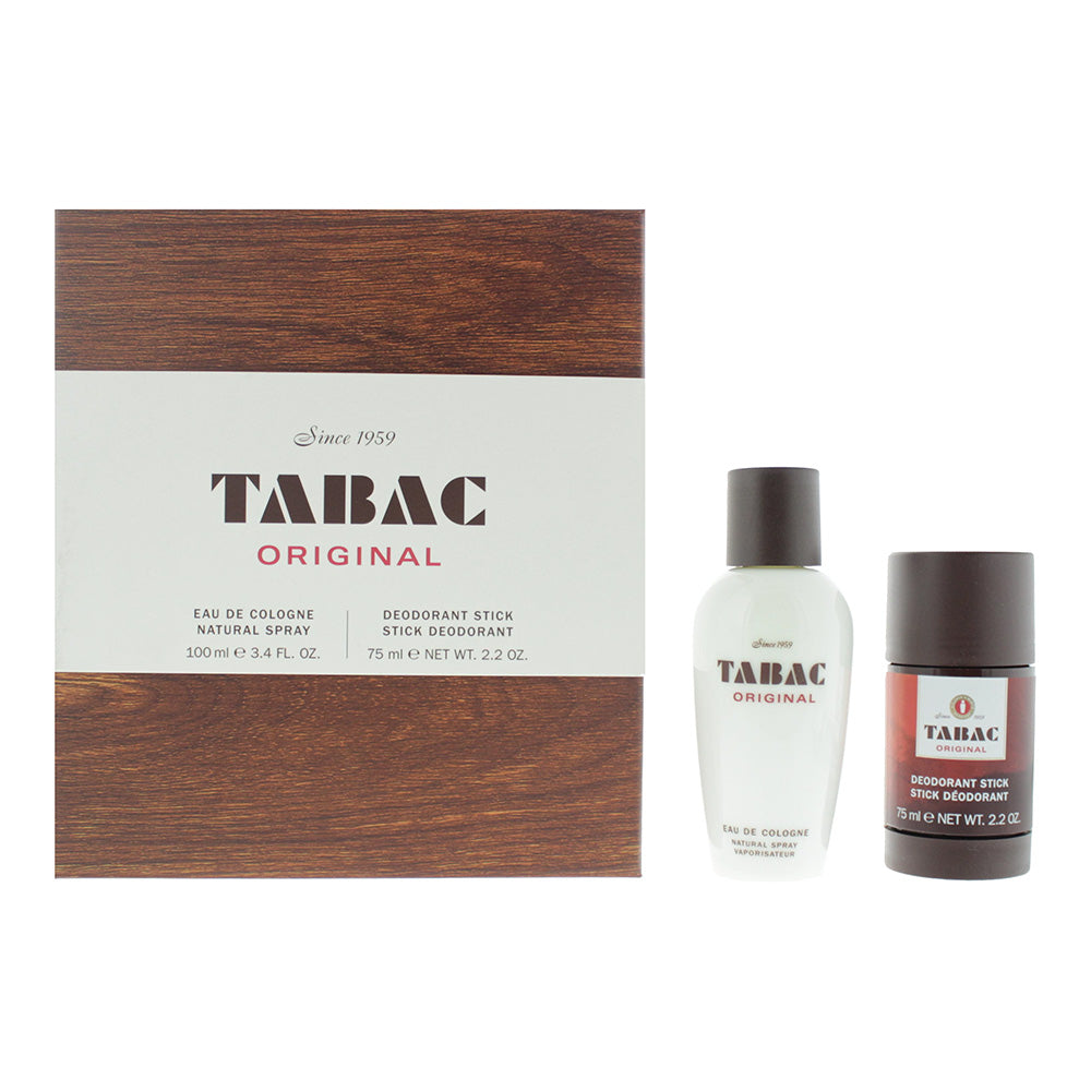 Tabac Original 2 Piece Gift Set: Eau De Cologne 100ml - Deodorant Stic