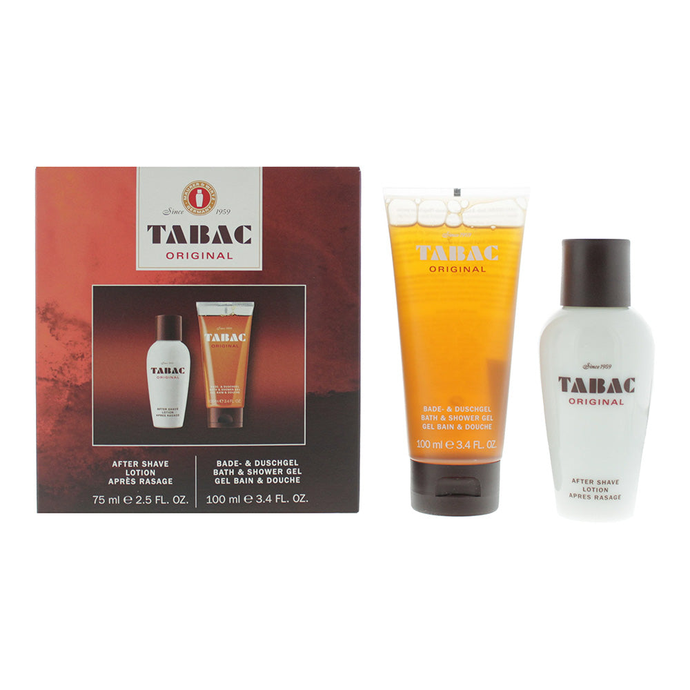 Tabac Original 2 Piece Gift Set: Aftershave Lotion 75ml - Shower Gel 1