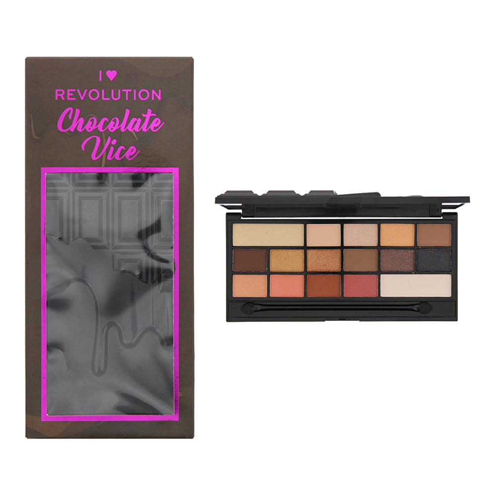 Revolution I Heart Revolution Chocolate Vice Eye Shadow Palette 14 x 1